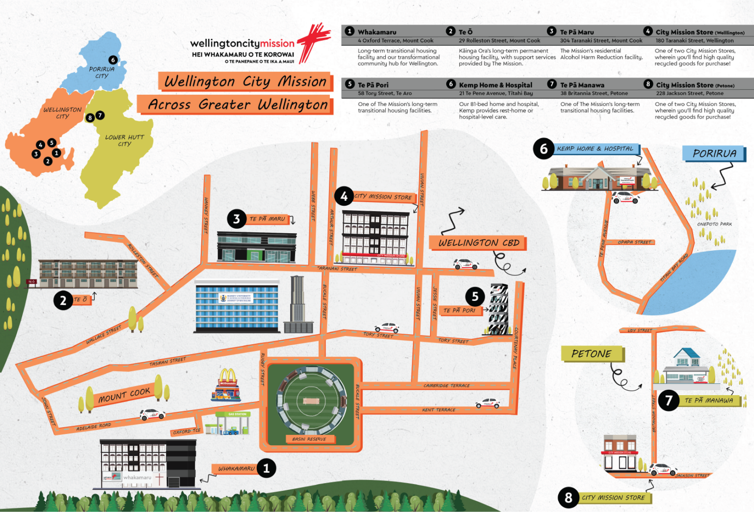 Explore a map of our sites across Greater Wellington | Wellington City ...